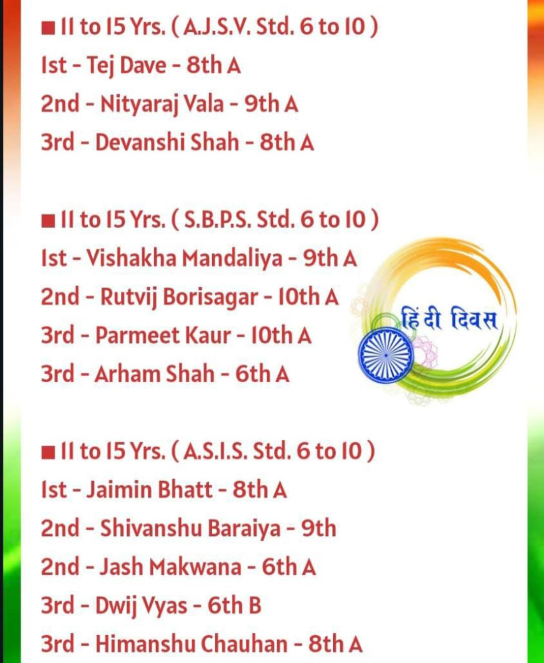 Hindi Declamation Competition (2020)